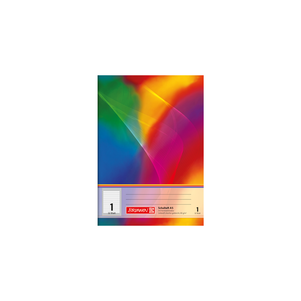 Exercise book A5 32 sheets. 25 pieces, 15,50