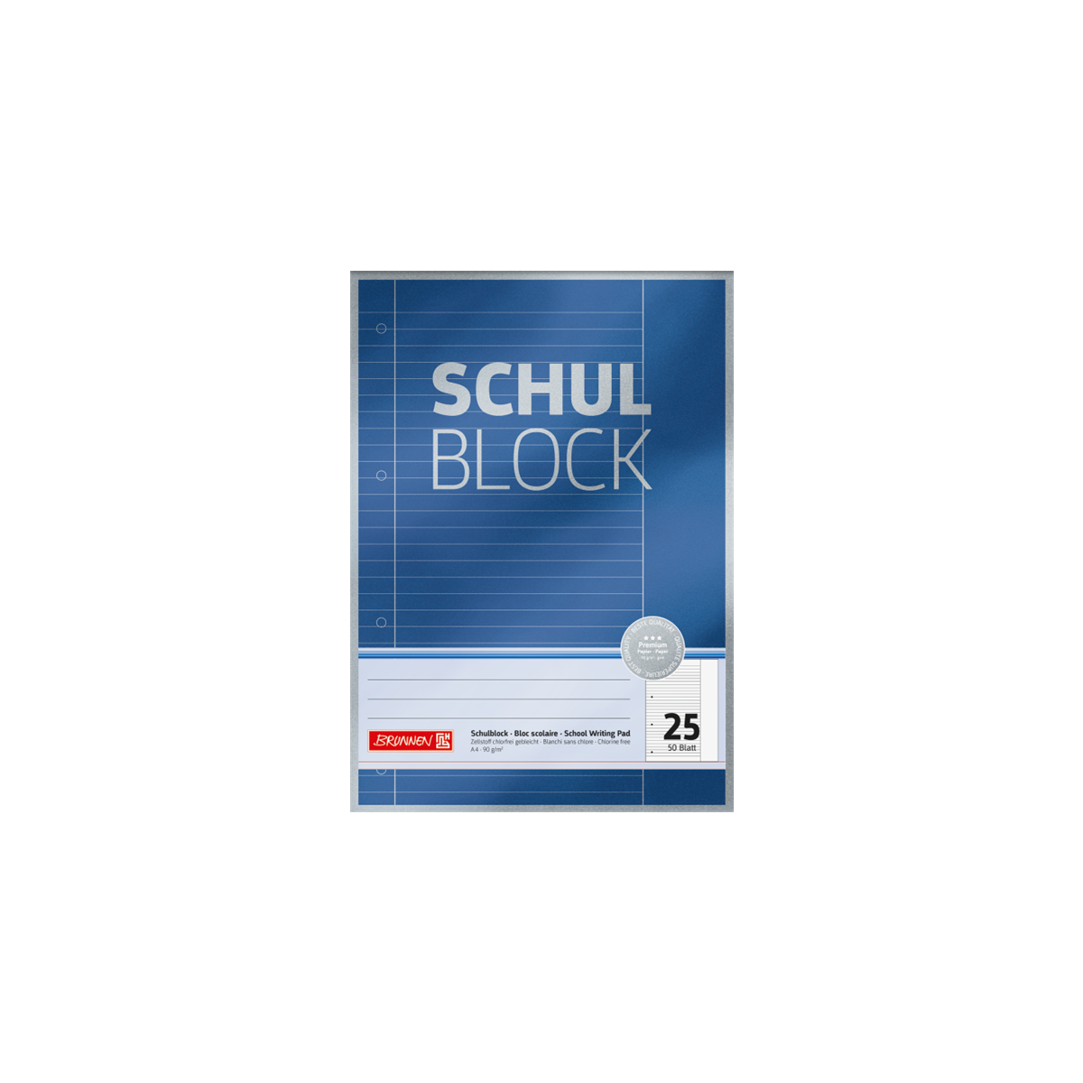 School block A4 50 sheets Premium 10 pcs, 15,82